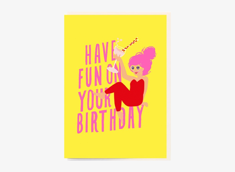 Birthday Funky Quirky Unusual Modern Cool Card Cards - Illustration ...