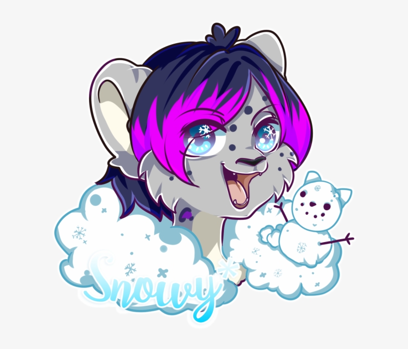 Christmas Snow Leopard - Cartoon - 932x630 PNG Download - PNGkit