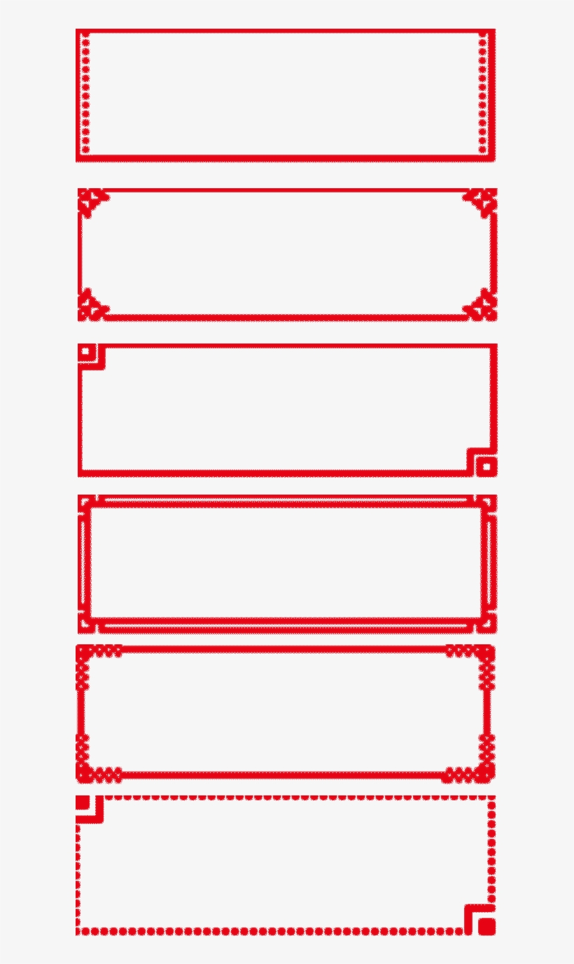 Red Rectangle Outline