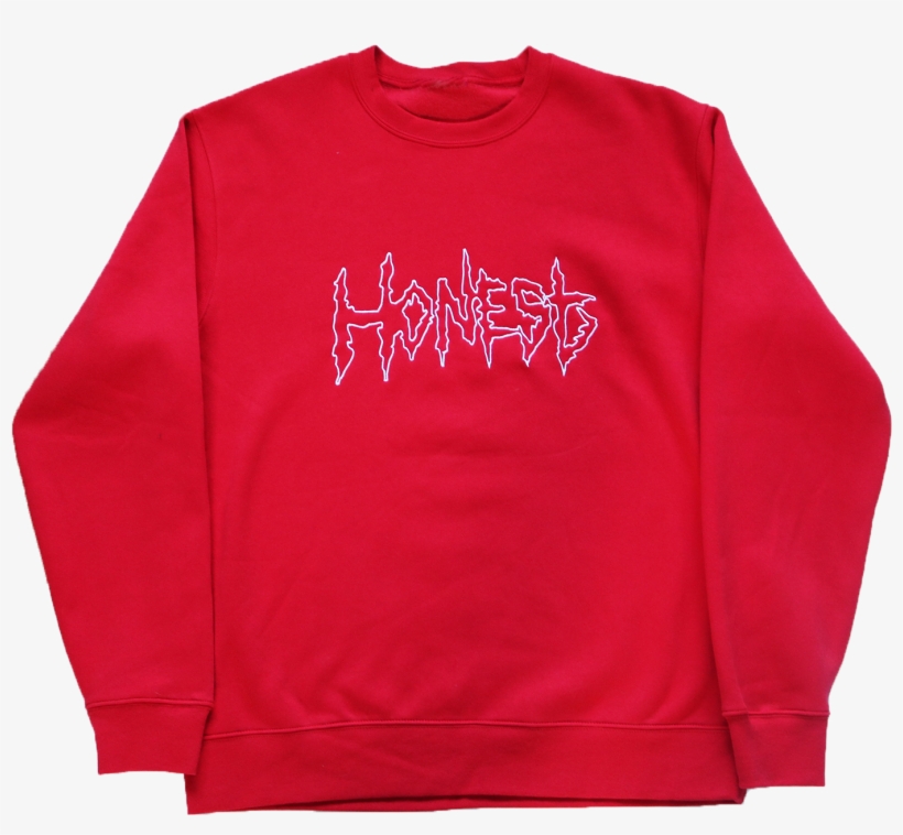 Big Outline Logo Red Sweatshirt - Sweater - 1890x1654 PNG Download - PNGkit