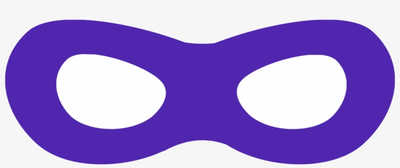 Superhero Mask Free Printable Purple - 1458x573 PNG Download - PNGkit