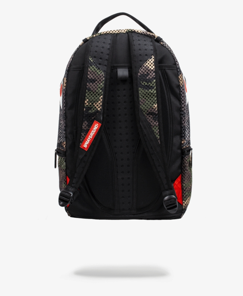 Camo Shark Backpack - Sprayground Backpack - 802x1023 PNG Download - PNGkit