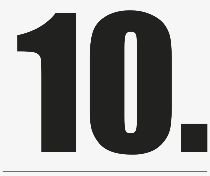 Number 10 Of Top - Sign - 2311x1833 PNG Download - PNGkit