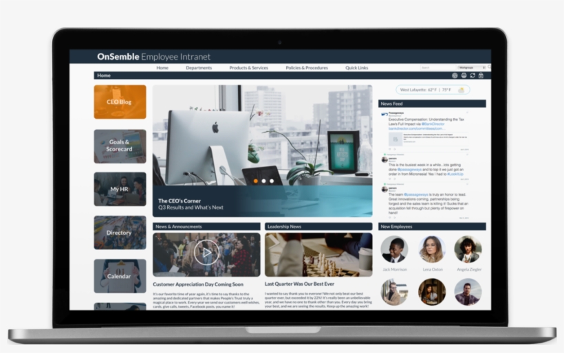 Download Transparent Onsemble - Employee Intranet - PNGkit