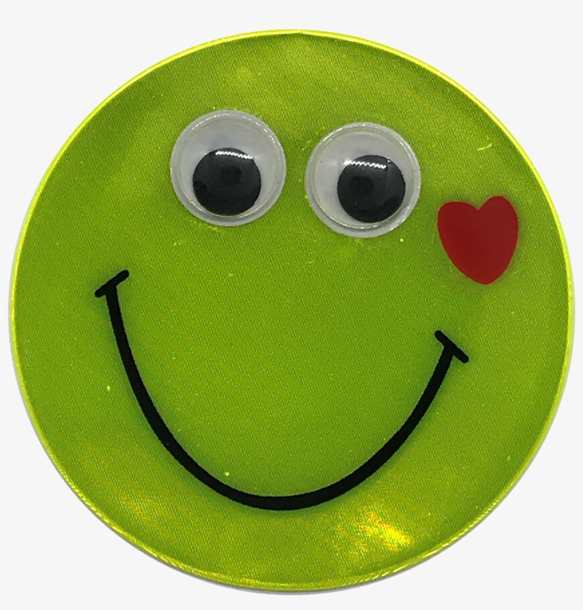 Reflective Smile Sticker With 3d Eyes - Smiley - 1214x1180 PNG Download ...