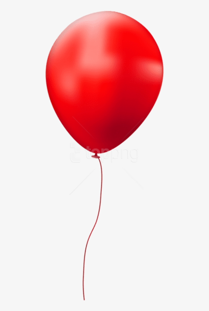 Free Png Download Red Single Balloon Png Images Background - Balloon ...