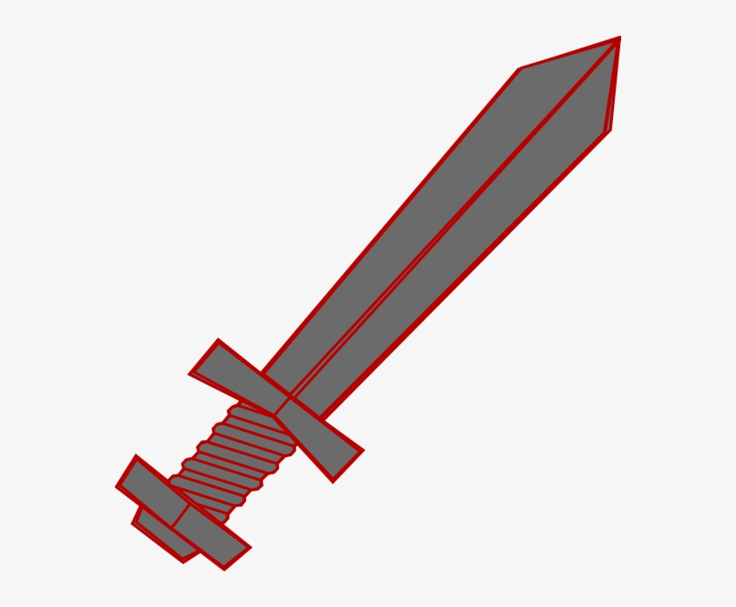 Sword Clip Art - Red Sword Icon Png - 564x597 PNG Download - PNGkit