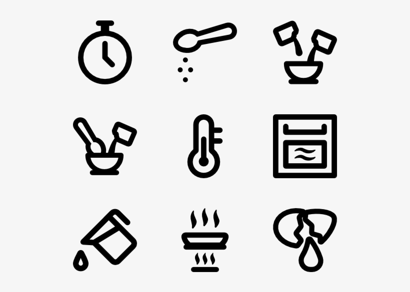 Linear Cooking Instructions - Hand Drawn Icon Png - 600x564 PNG ...