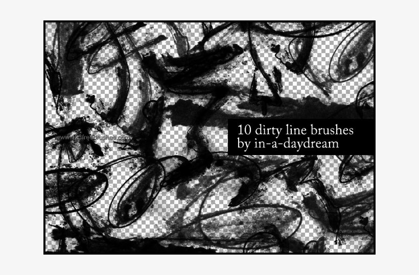 Download Transparent Dirty Line - Monochrome - PNGkit