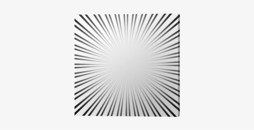 Radial Speed Lines Graphic Effects Canvas Print - Canvas Print ...