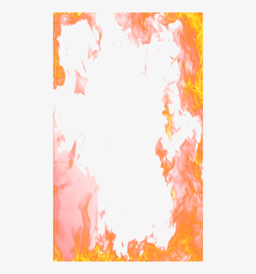 Fire Border Png - Frame Of Fire Png - 480x800 PNG Download - PNGkit