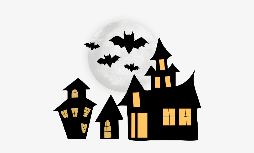 Haunted Clipart Spooky House - Halloween Houses Clip Art - 400x400 PNG ...