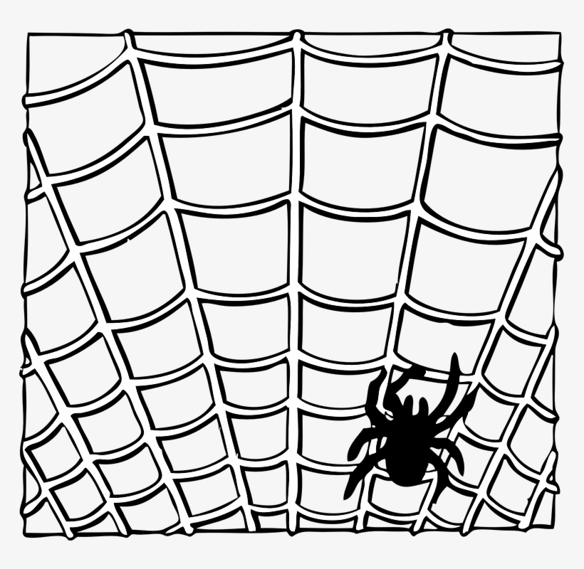 Spider Web Border - Spider Web Clip Art - 765x720 PNG Download - PNGkit