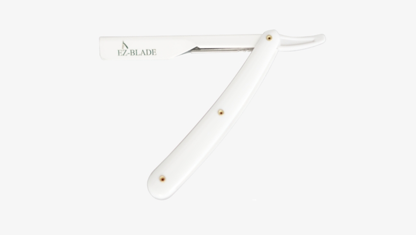 Pitch White Straight Razor - Blade - 530x530 PNG Download - PNGkit