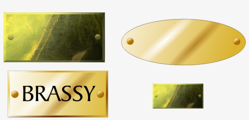 How To Set Use Brass Plaques, Tags Clipart - 900x391 PNG Download - PNGkit