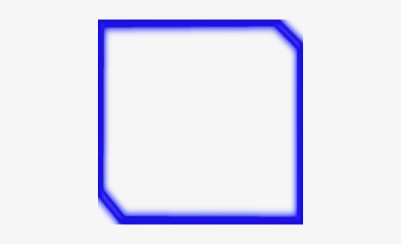 Futuristic Border Png Picture Freeuse - Electric Blue - 420x420 PNG ...