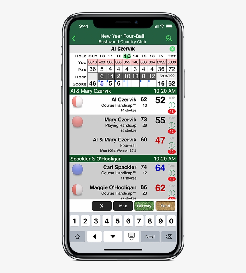 On An Iphone Or Ipod Touch, Scores Are Entered From - Smartphone - 585x1024 PNG Download - PNGkit