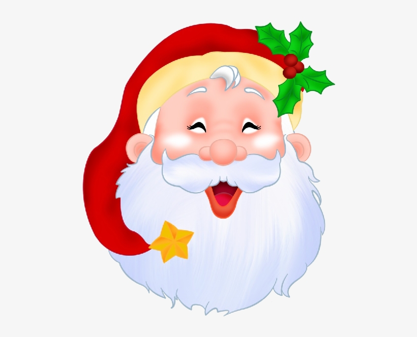 Png - Christmas Santa Face Clip Art - 600x600 PNG Download - PNGkit