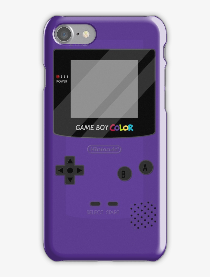 Purple Iphone 7 Snap Case - Game Boy Color - 750x1000 PNG Download - PNGkit
