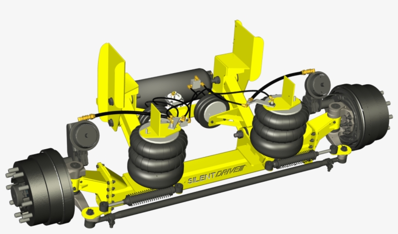 Tag Or Pusher Axle Suspension - Truggy - 1280x1024 PNG Download - PNGkit