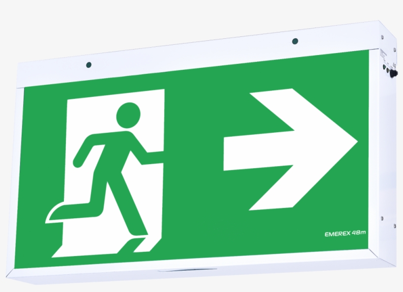 Supersized Exit Light With Increased Visibility And - Fire Exit Signs ...