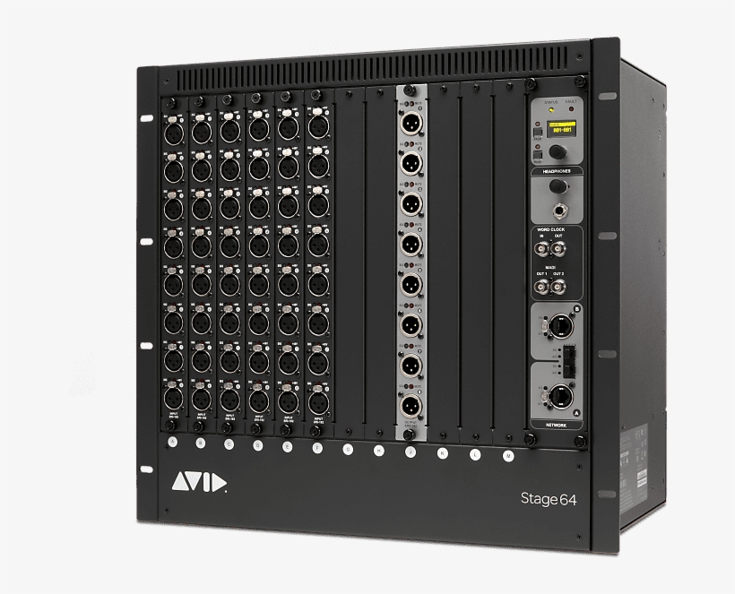 Avid Stage 64 - Avid Stage 64 Rack - 800x620 PNG Download - PNGkit