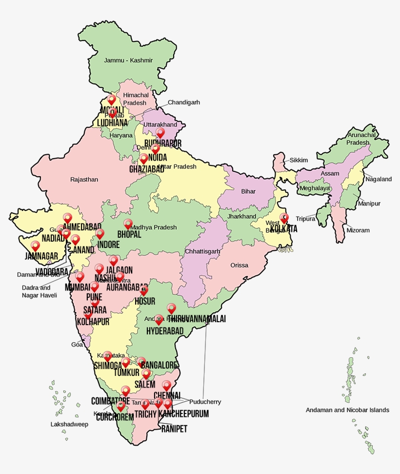 Indian Network - High Resolution India Map - 800x934 PNG Download - PNGkit