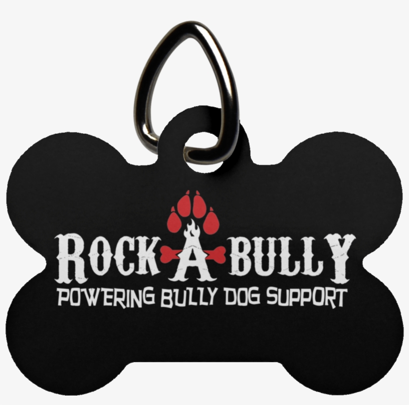 Rock A Bully Bone Dog Tag - Label - 1155x1155 PNG Download - PNGkit