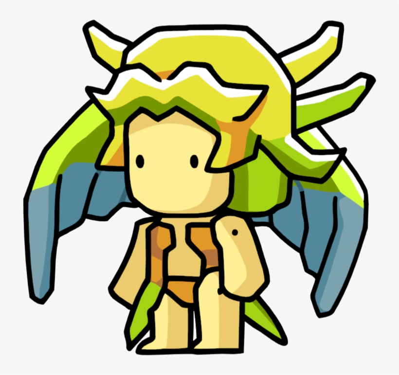 Siren - Sirensu - Scribblenauts Monsters - 726x691 PNG Download - PNGkit