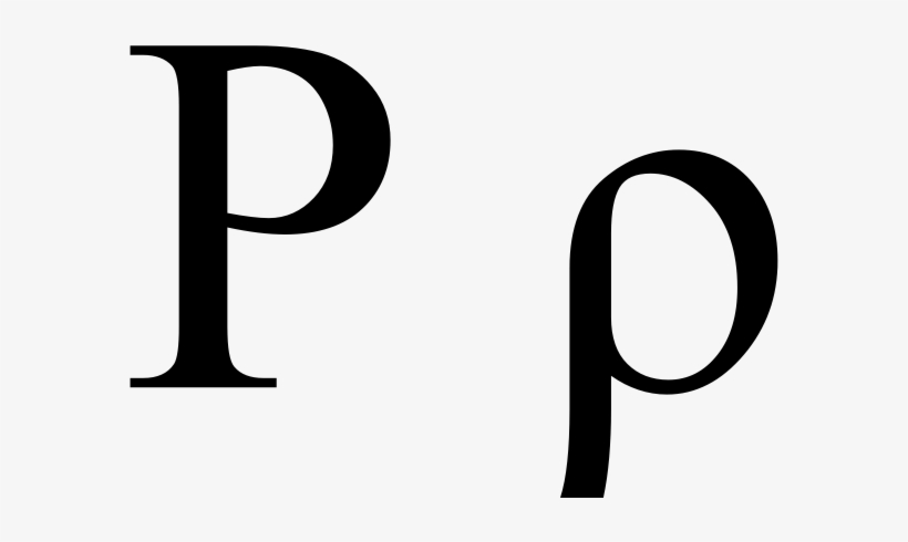 Greek Rho - Greek Letter Rho - 833x556 PNG Download - PNGkit