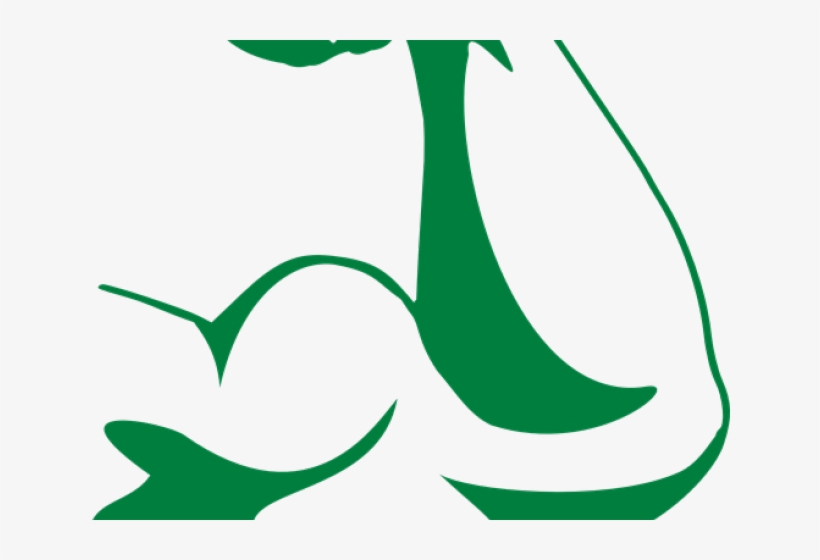 Cartoon Muscle Arm - Blue Strong Arm - 640x480 PNG Download - PNGkit