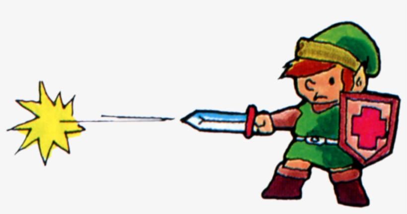 Link Shooting A Sword Beam - Link Shooting Sword - 899x430 PNG Download ...
