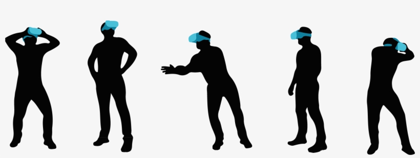 Download Transparent Examples Of Virtual Reality - Silhouette - PNGkit