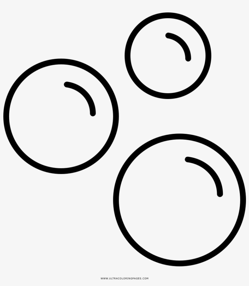 Bubbles Line Art - 1000x1000 PNG Download - PNGkit