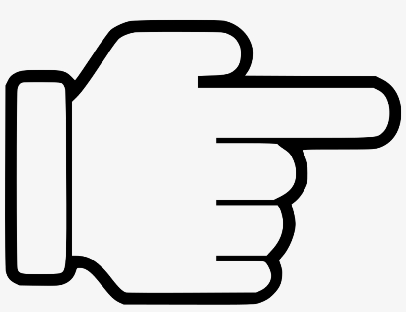 Png File Svg - Right Hand Point Icon Png - 981x706 PNG Download - PNGkit