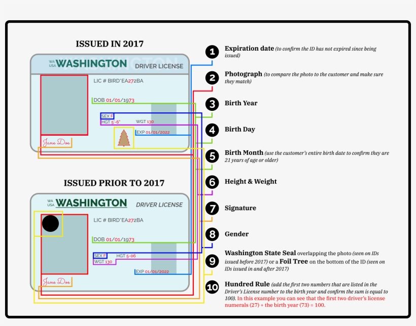 Mast Permit Training Checking A Washington State Driver - 9376x6910 PNG ...