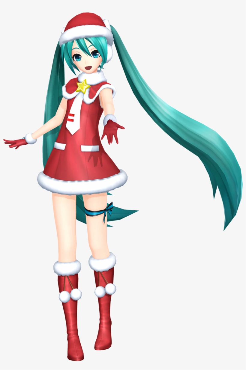 Today's Miku Module Of The Day Is - Miku Santa Module - 1280x1707 PNG ...