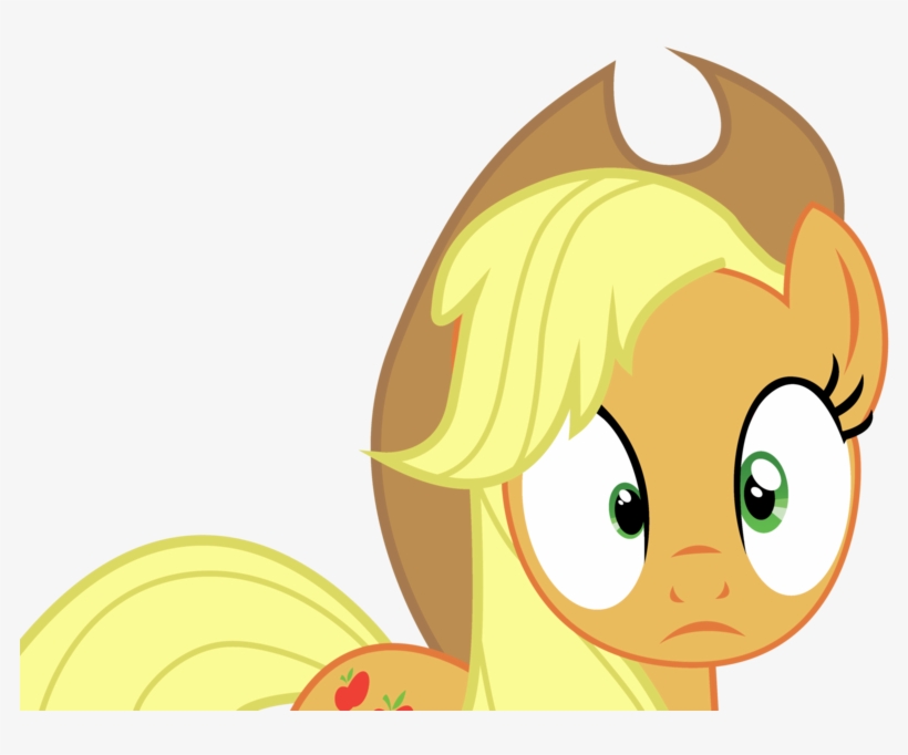 Applejack, Imminent Death, Safe, Scared, Simple Background, - Applejack ...