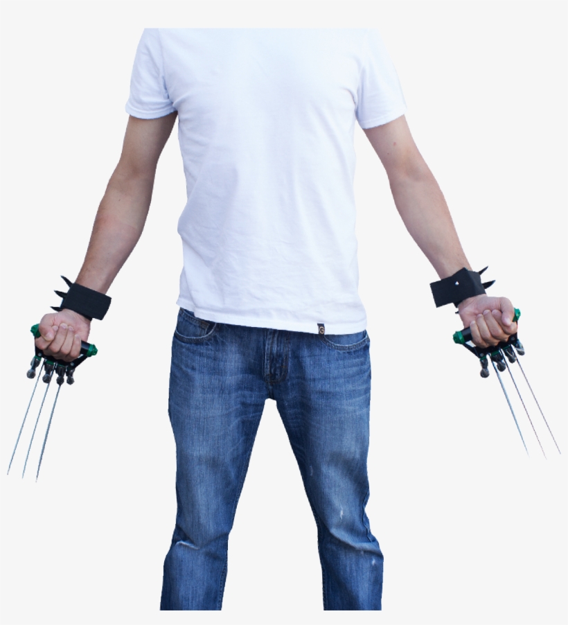 Dual Z Slayer Dagger Claw Three Blade Gloves, , Panther - Standing ...