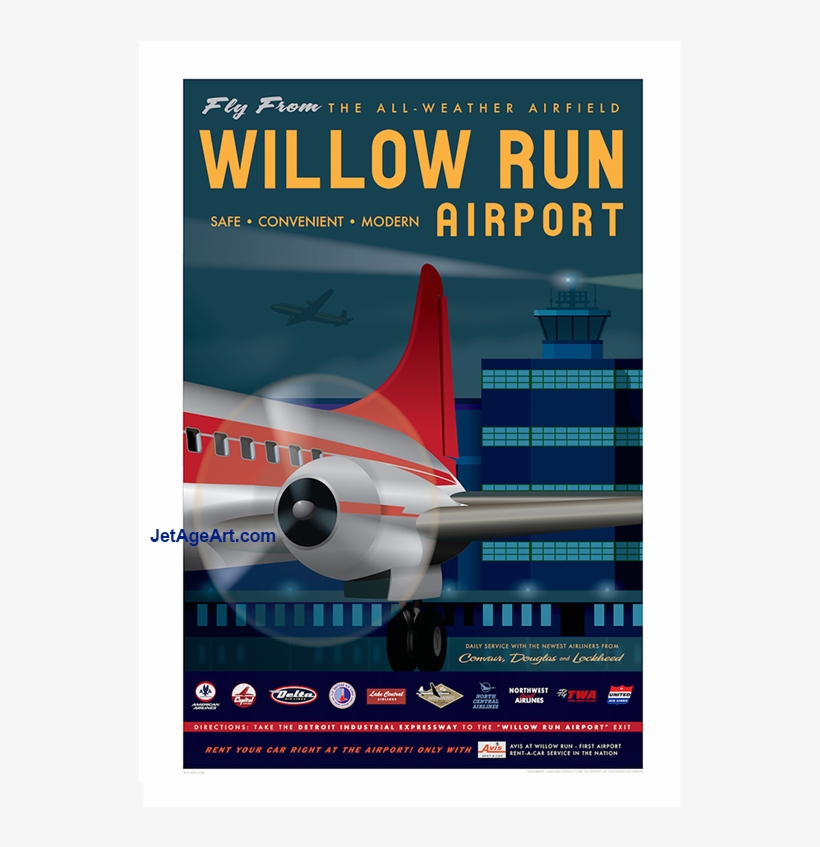 Willow Run Airport Yip Poster - 766x766 PNG Download - PNGkit