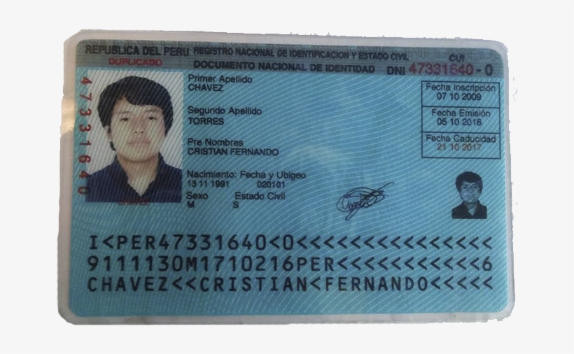 03 40 35adelante - Dni Peru - 731x509 PNG Download - PNGkit