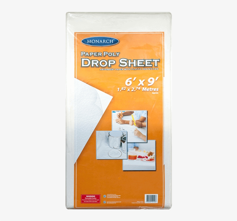 Monarch Paper Poly Drop Sheet - Paper - 600x900 PNG Download - PNGkit