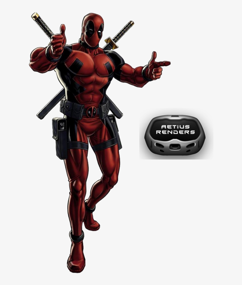 Sword Clipart Deadpool - Deadpool Marvel Avengers Alliance - 900x900 ...