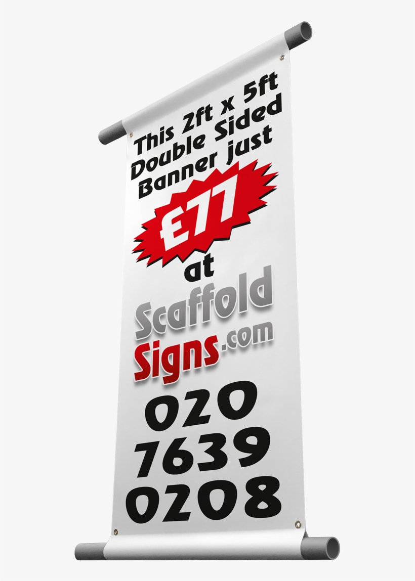 Double Sided Hanging Banner - Poster - 554x1100 PNG Download - PNGkit
