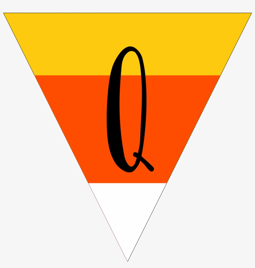 Free Printable Halloween Banner Candy Corn Letters - J Banner ...