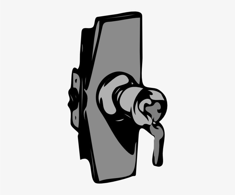 Door Lock Clip Art - 348x601 PNG Download - PNGkit