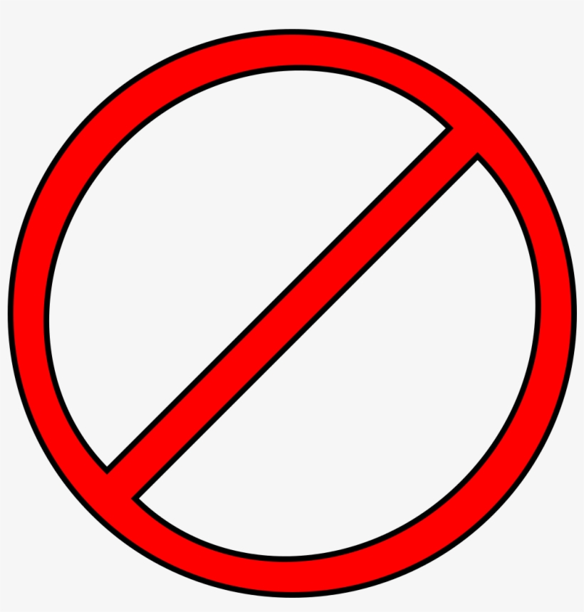 Download Transparent Circle With A Line Through It Png - Clipart Do Not ...