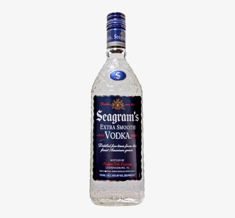 Seagram's Vodka - Seagrams Black Gin - 450x800 PNG Download - PNGkit