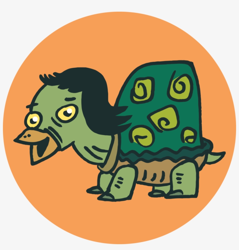 Mullet Turtle Comics Steve Steiner - Turtle With A Mullet - 1024x1021 ...