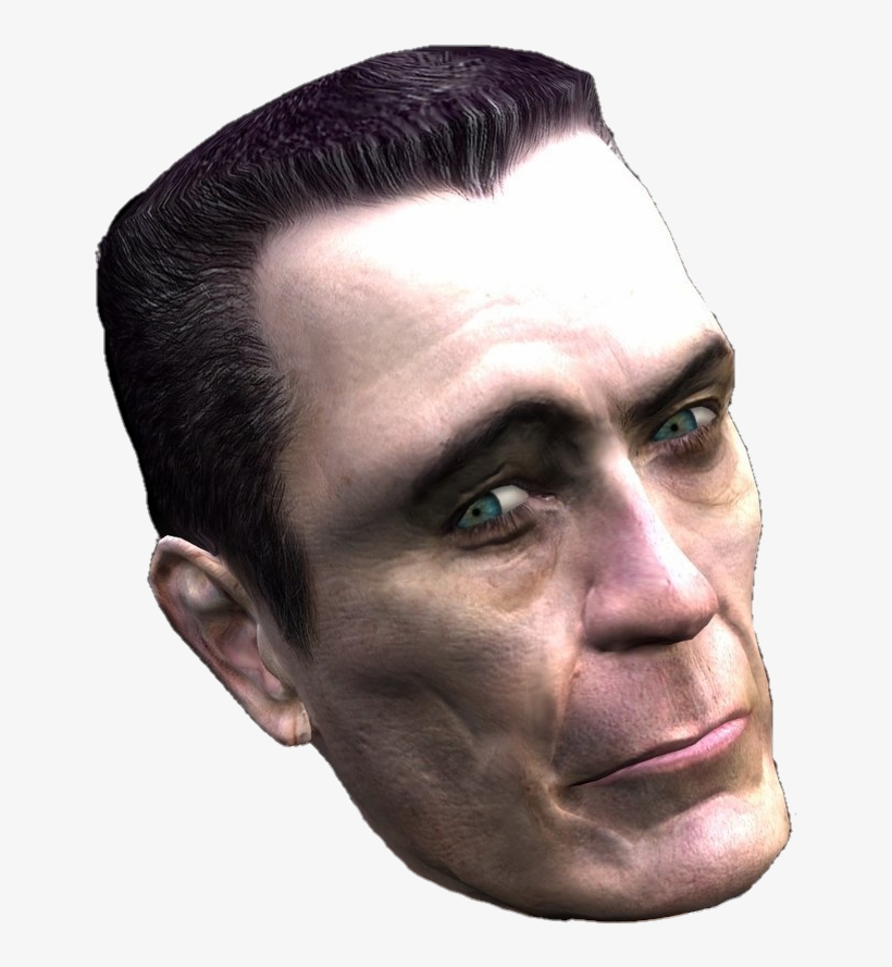 High Quality G-man Sticker Blank Meme Template - Human - 723x819 PNG ...